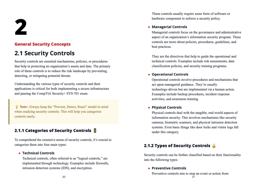 CompTIA Security+ SY0-701 Self-Paced Study Guide Notes