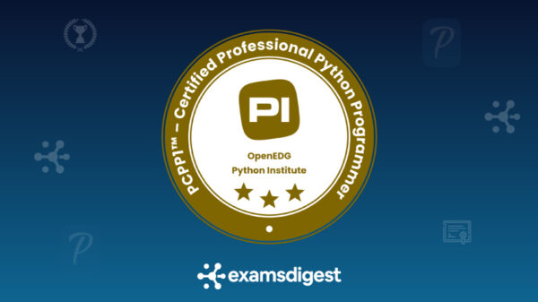 PCPP1™ – Certified Professional Python Programmer Level 1 (PCPP) Course ... PCPP1™ – Certified Professional Python Programmer Level 1 (PCPP) Course ...